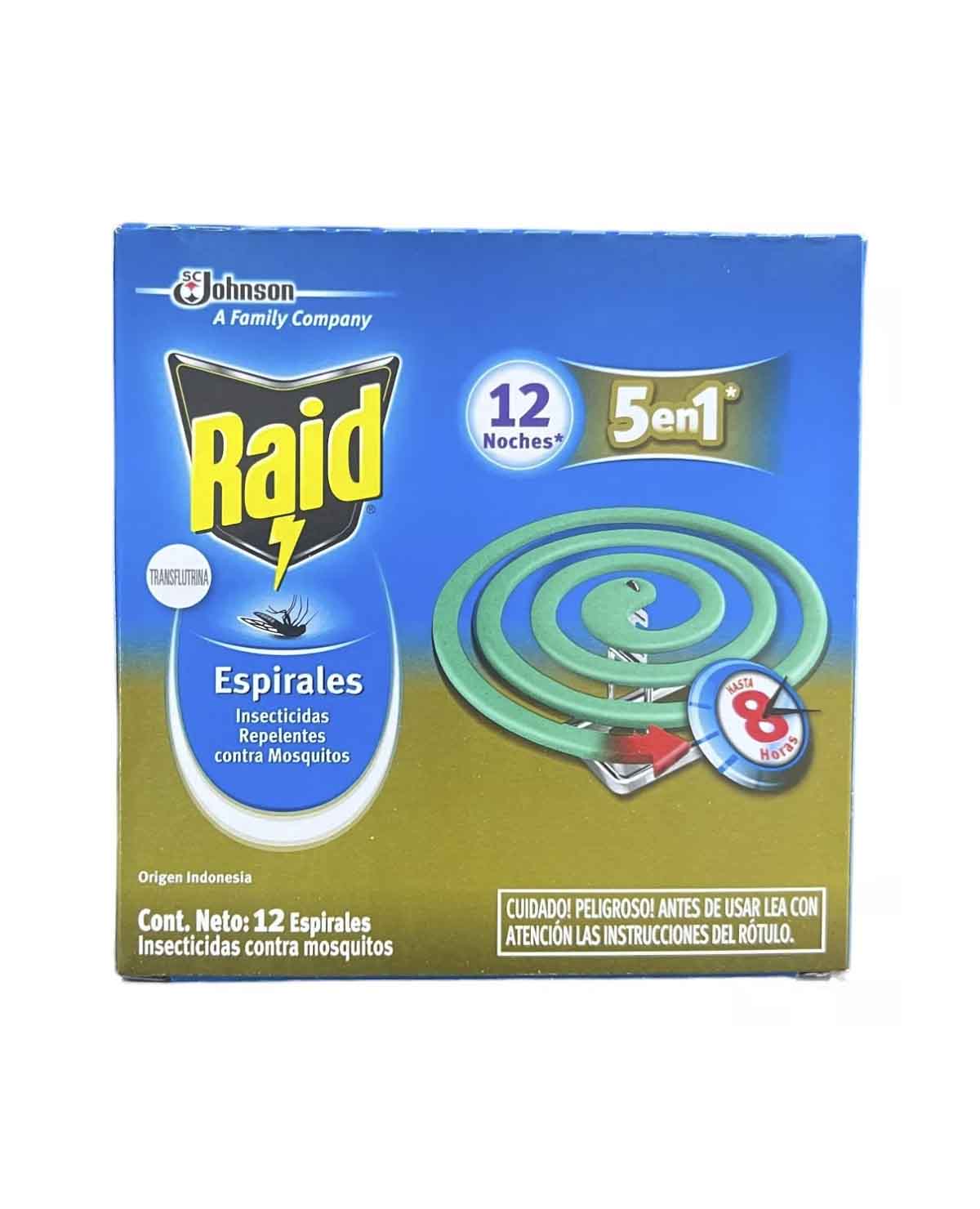 Titanio Shop S.A. :. Espirales Raid 5 en 1 Caja 12 Un